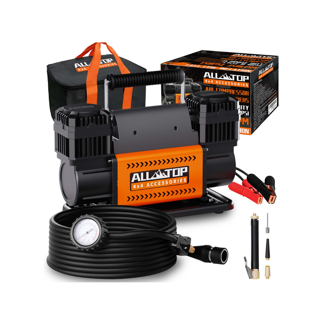 Compresor ALLTOP 12V doble pistón 300L/min – Importadora MOAB